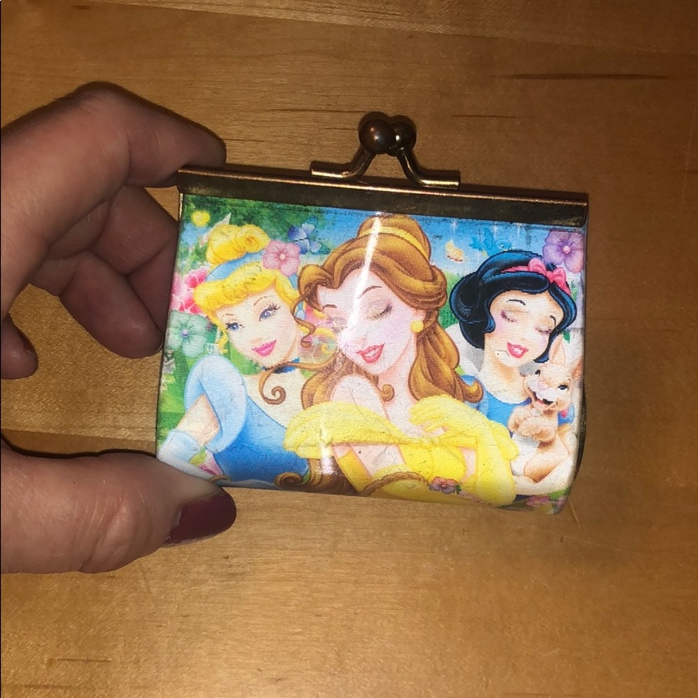 Adorable Vintage Disney Princesses Coin Purse - Gem